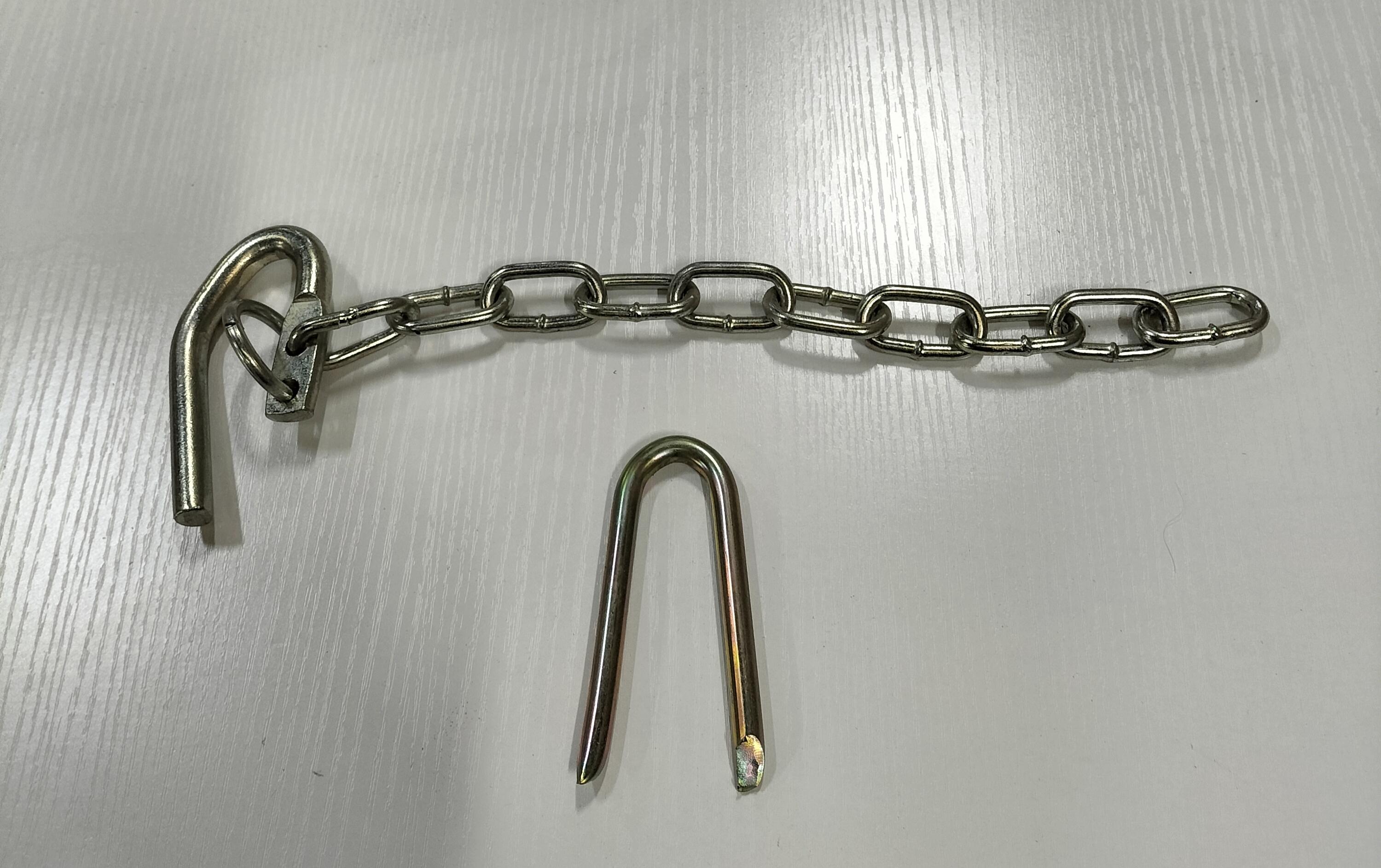 RING LATCH & STAPLE + 300MM CHAIN