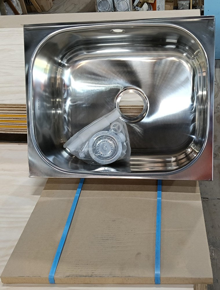 Mercer Stainless Steel Laundry Tub with Brackets 560X450