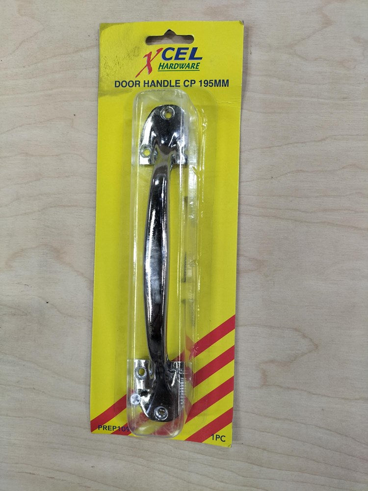 XCEL DOOR HANDLE CP 195mm
